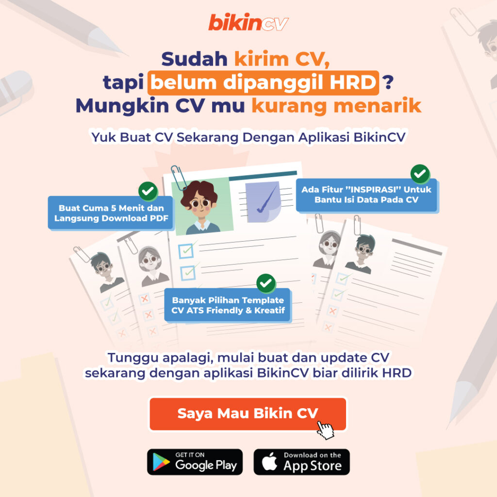 Aplikasi BikinCV: CV Maker Terbaik untuk Meraih Karir Impian - Blog BikinCV