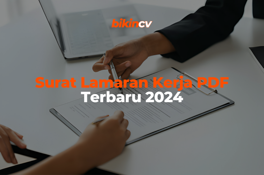 Surat Lamaran Kerja PDF Terbaru 2024 - Blog BikinCV